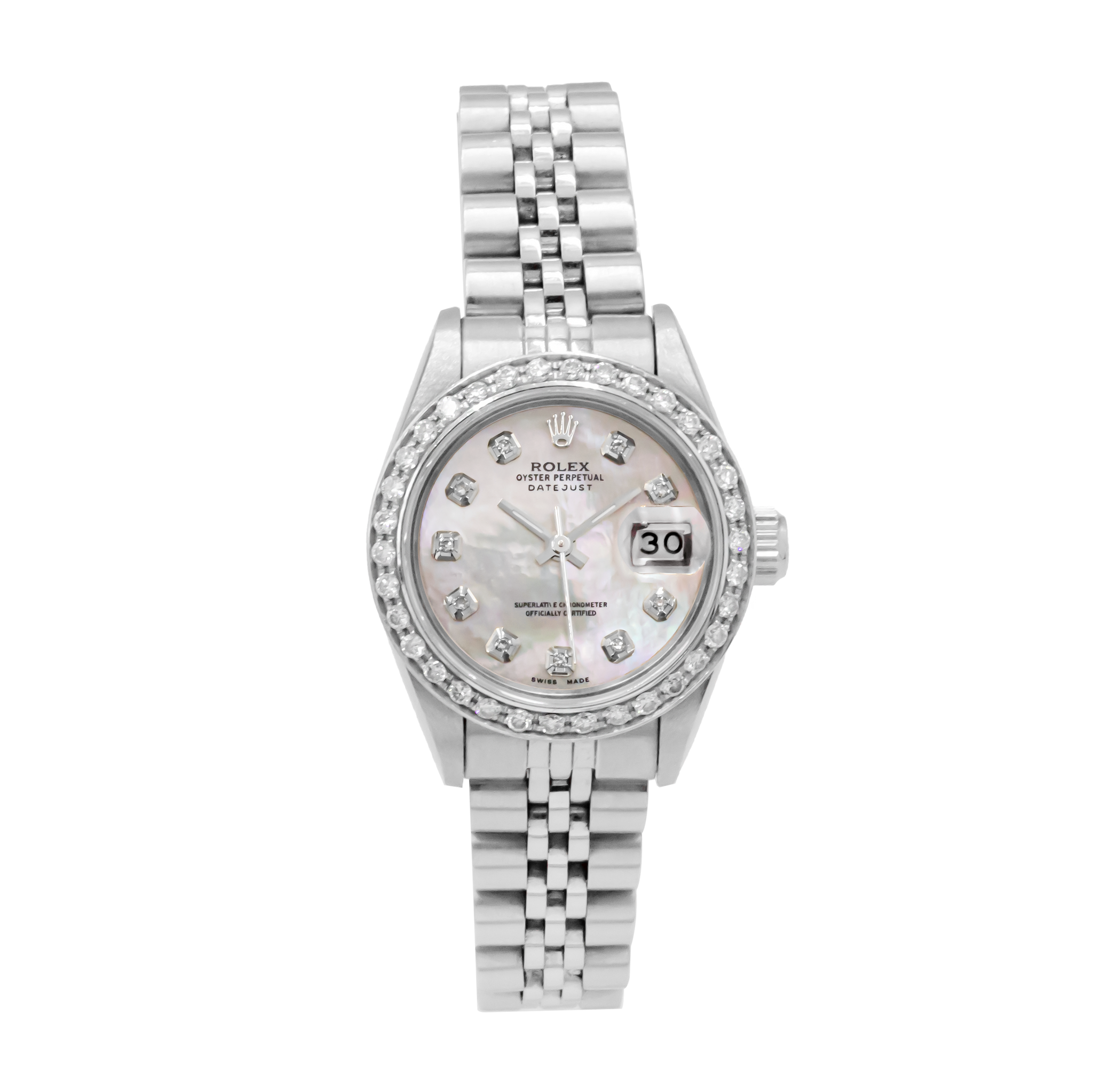 Rolex 69174 Datejust 26 MOP - 2001 Full Set